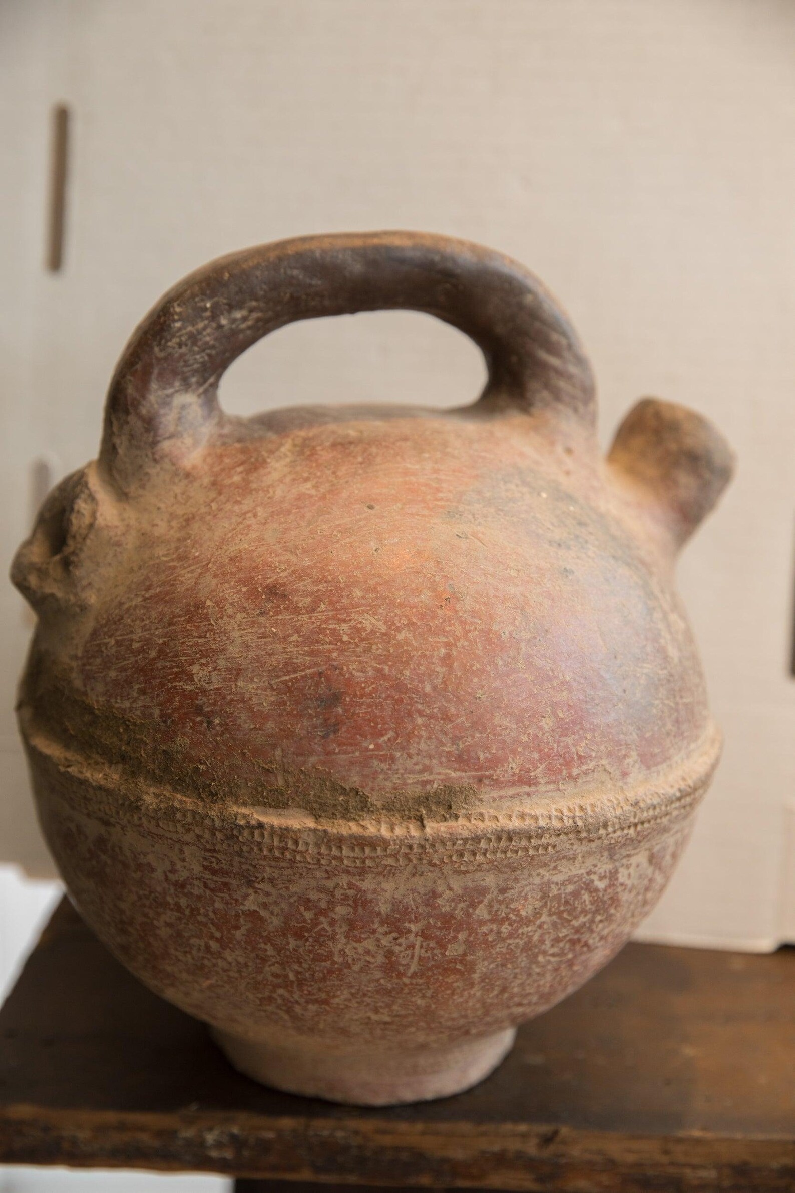 Antique North African Red Slip Ware Vase - Etsy