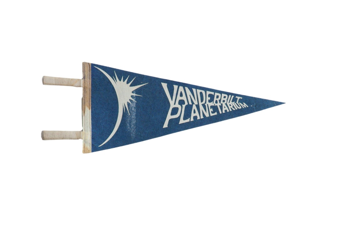 Vintage Vanderbilt Planetarium Felt Flag - Etsy
