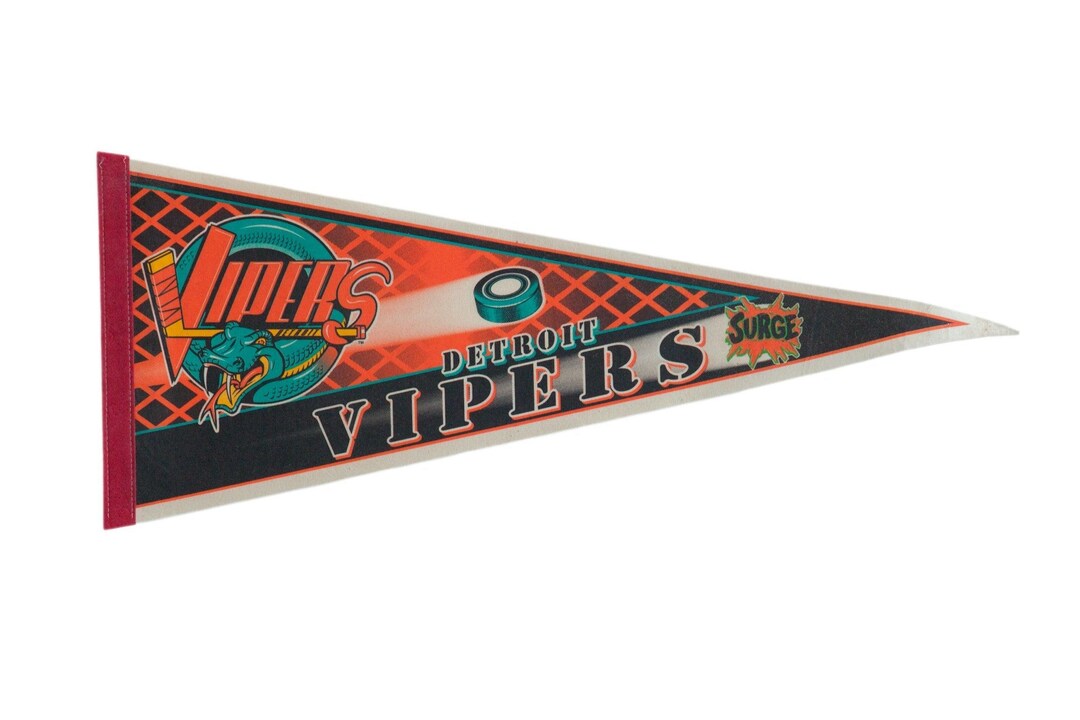 Detroit Vipers Felt Flag Pennant - Etsy