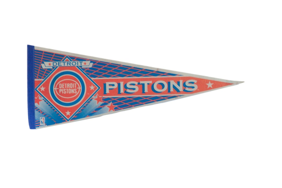 Detroit Pistons Felt Flag Pennant - Etsy