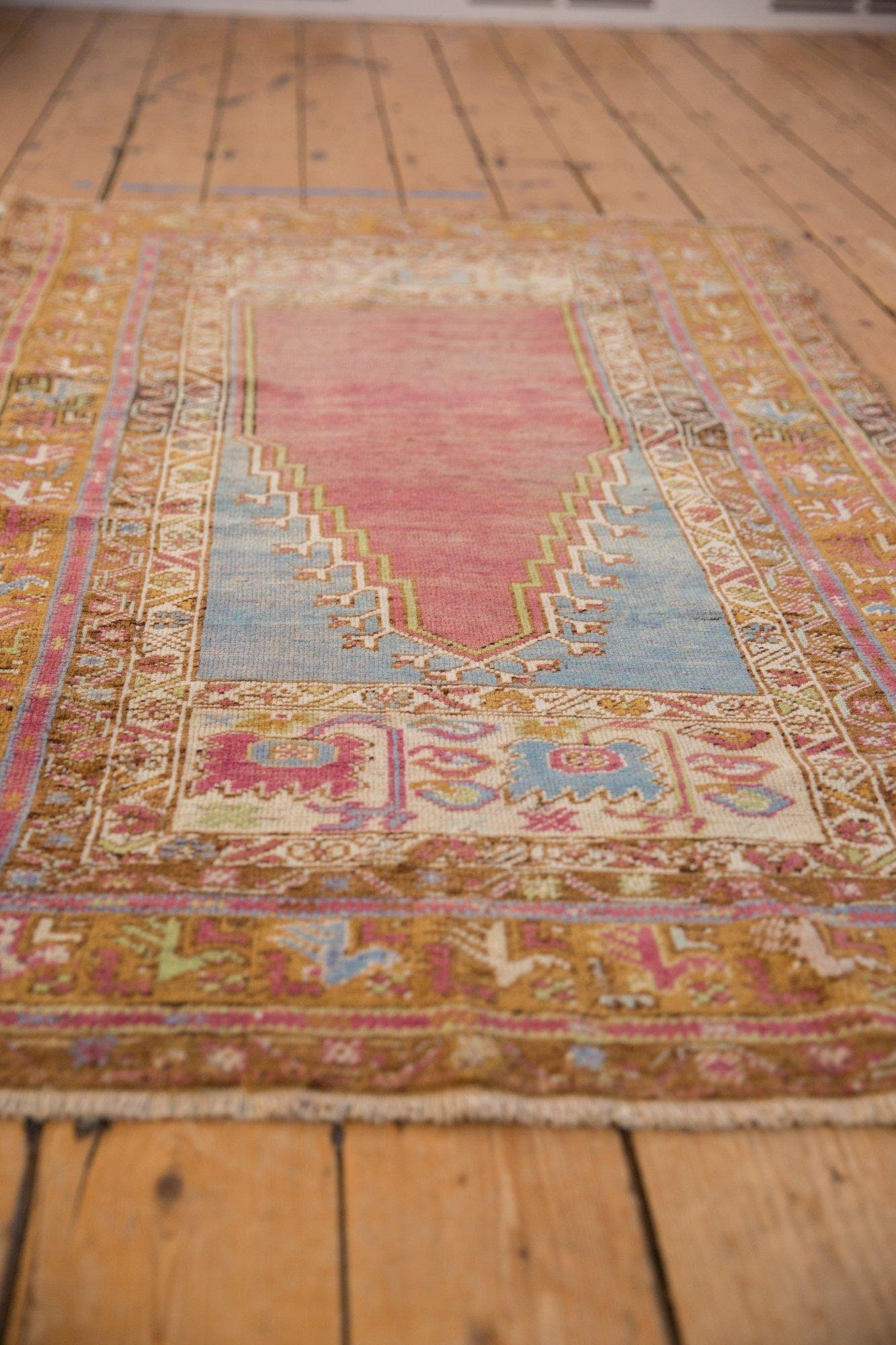 3.5x6 Vintage Distressed Oushak Rug | Etsy