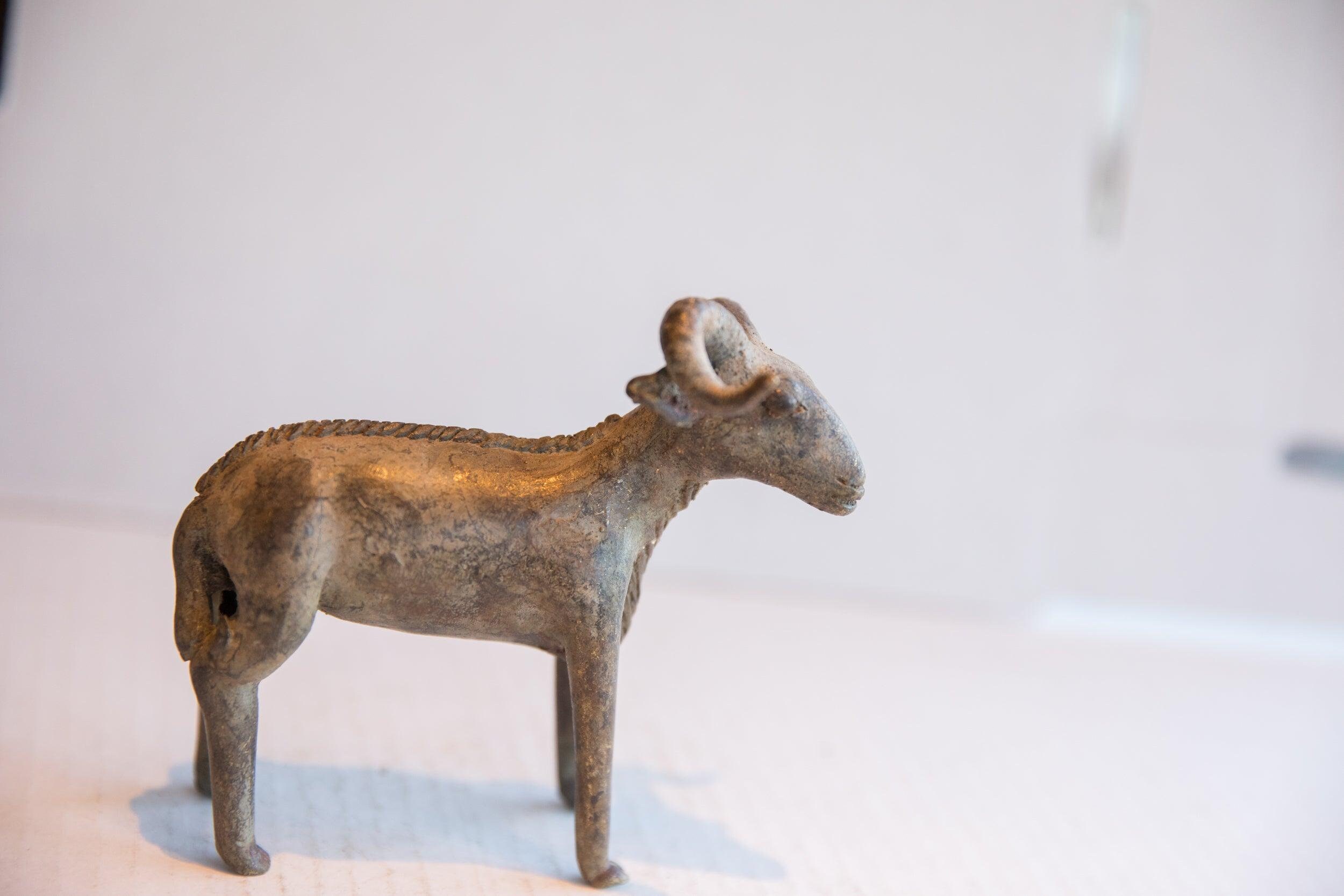 Vintage African Ram Sculpture - Etsy