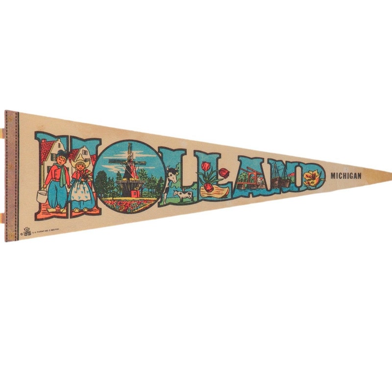 Michigan Felt Pennants - Etsy