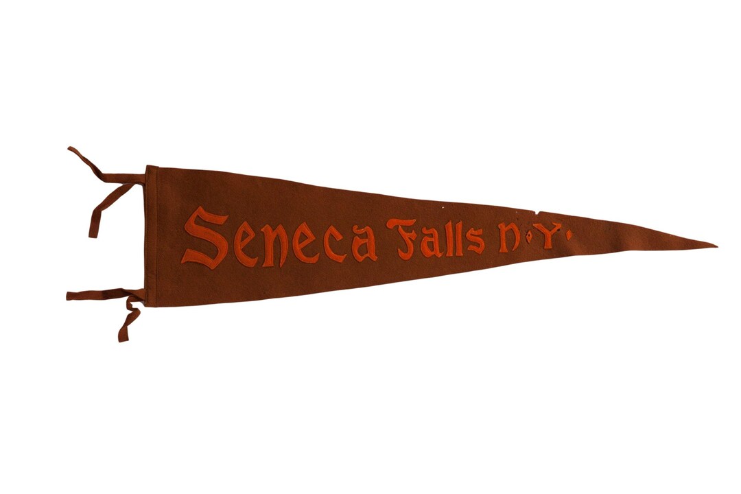 Antique Seneca Falls Felt Flag - Etsy