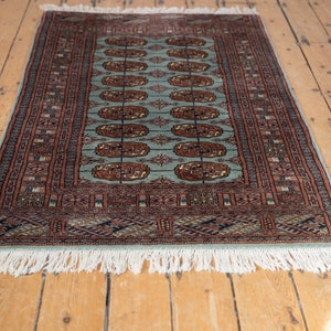 3x5 Vintage Fine Bokhara Rug - Etsy