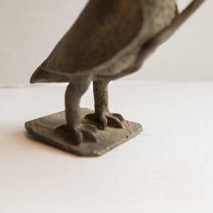 Vintage African Owl With Snake Sculpture - Etsy