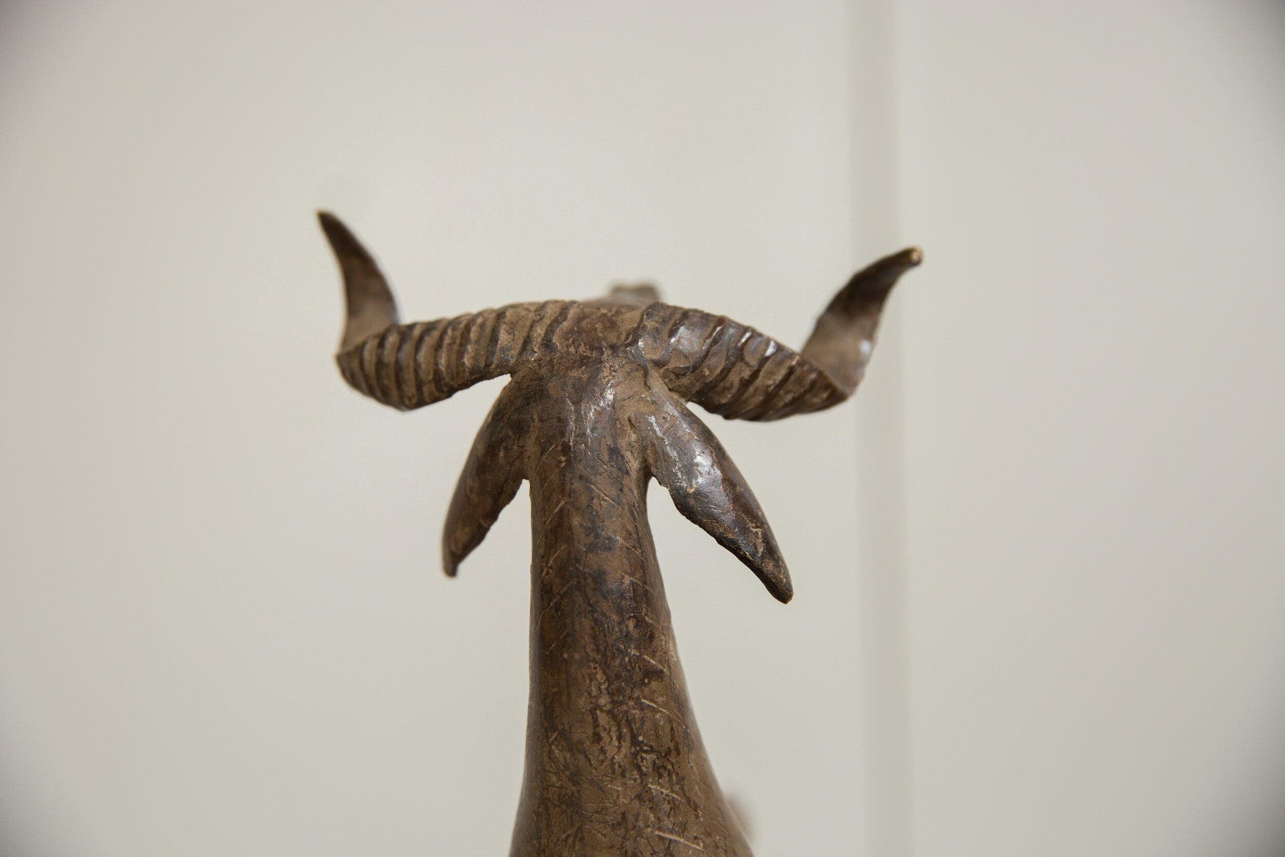 Vintage African Bronze Ram - Etsy