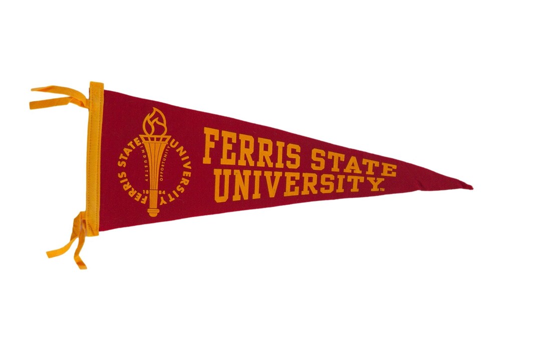 Ferris State University Felt Flag Pennant - Etsy