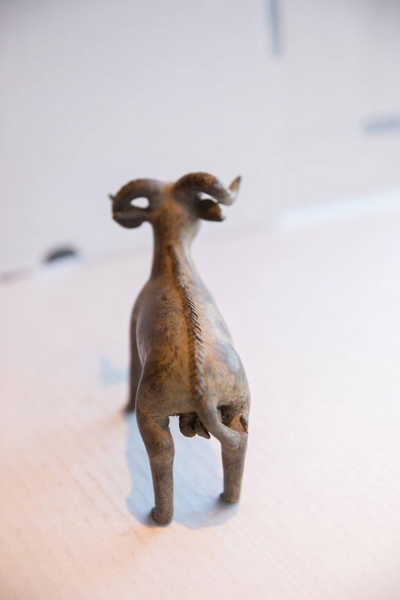 Vintage African Ram Sculpture - Etsy