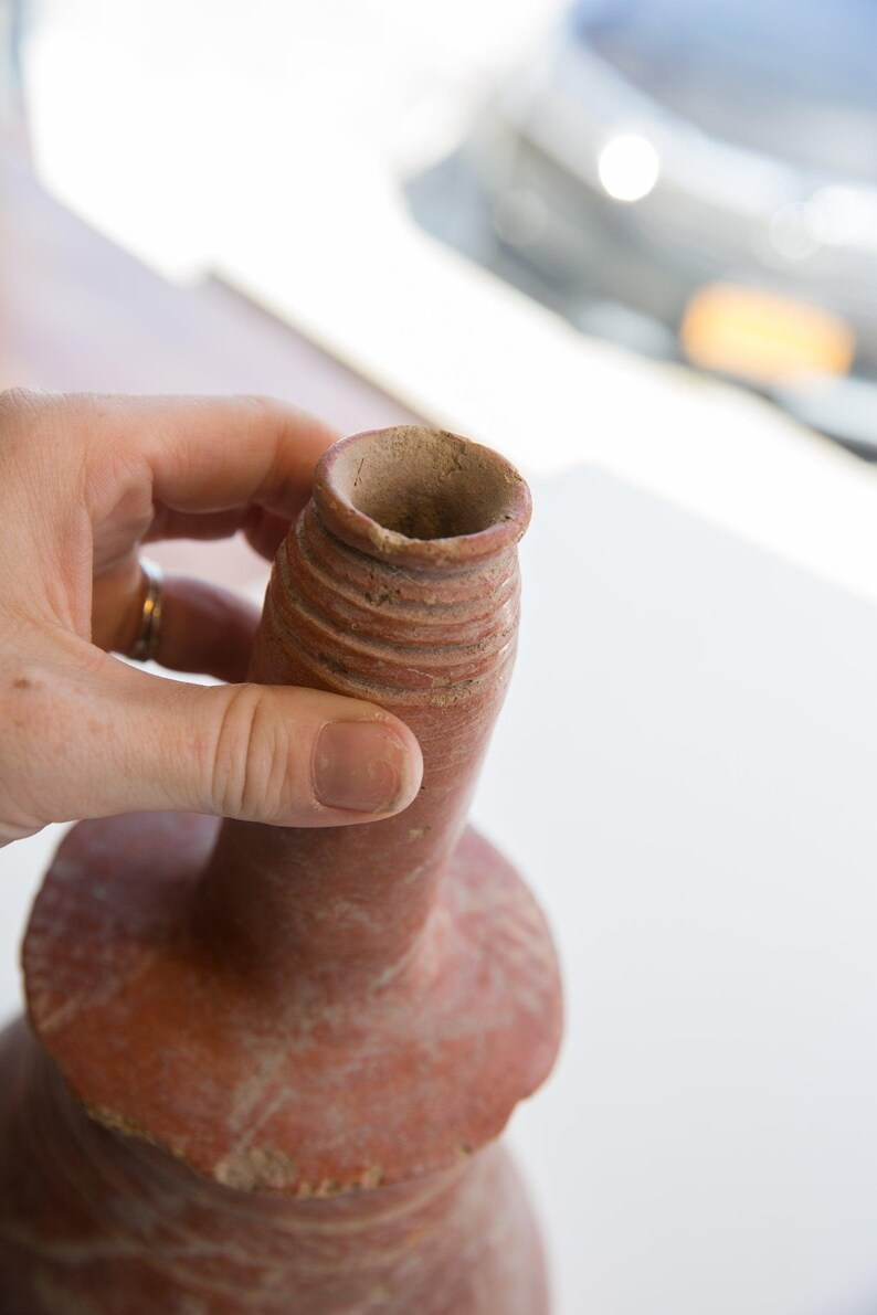 Antique North African Red Slip Ware Vase - Etsy