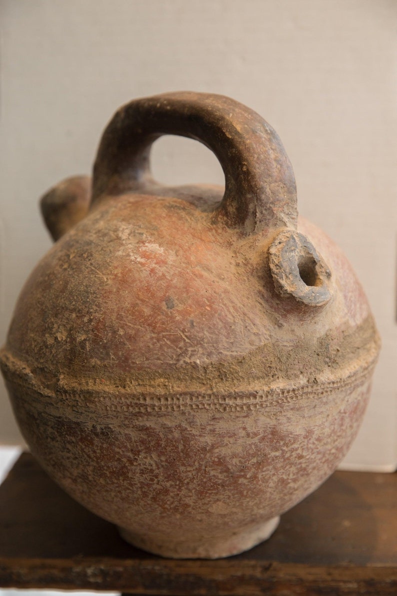 Antique North African Red Slip Ware Vase - Etsy