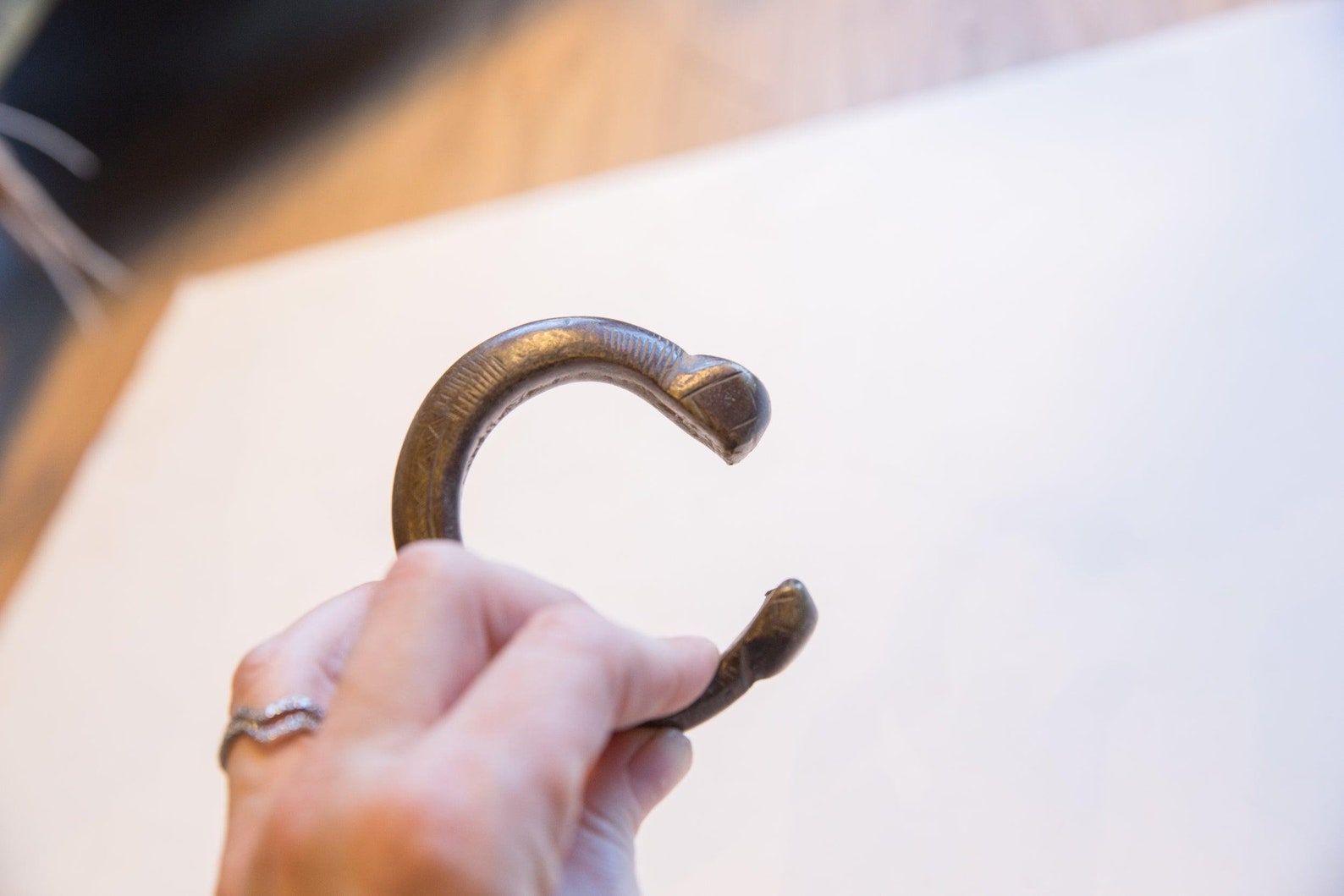 Antique African Bronze Snake Cuff Bracelet - Etsy