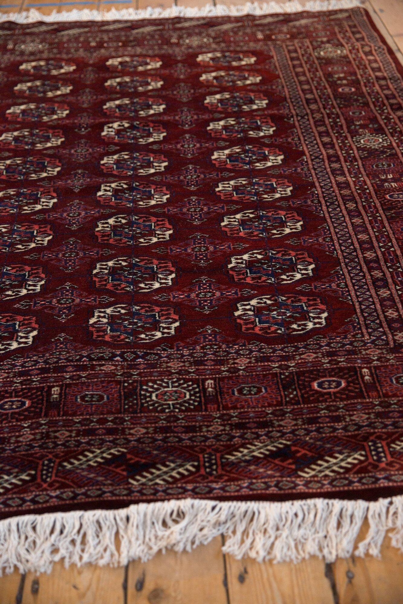 6x6.5 Vintage Fine Pakistani Bokhara Design Square Carpet | Etsy