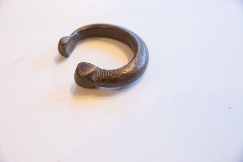 Antique African Bronze Snake Cuff Bracelet - Etsy
