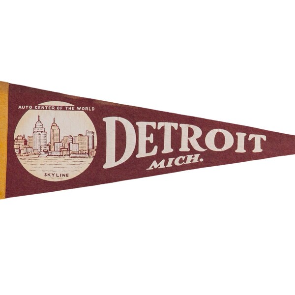 Michigan Pennant - Etsy