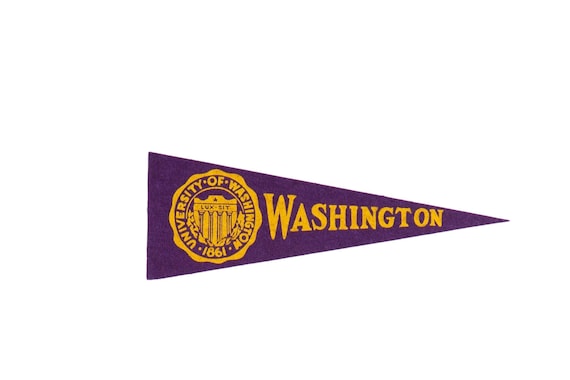 Art & Collectibles Memorabilia Vintage University of Washington Felt ...