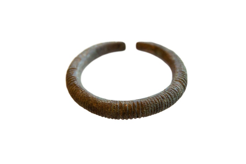 Antique African Bronze Snake Bracelet With Geometric Detailing - Etsy