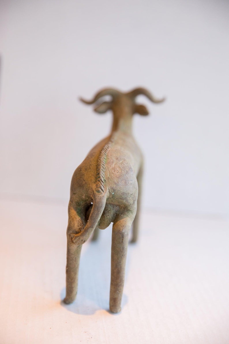 Vintage African Ram Sculpture - Etsy