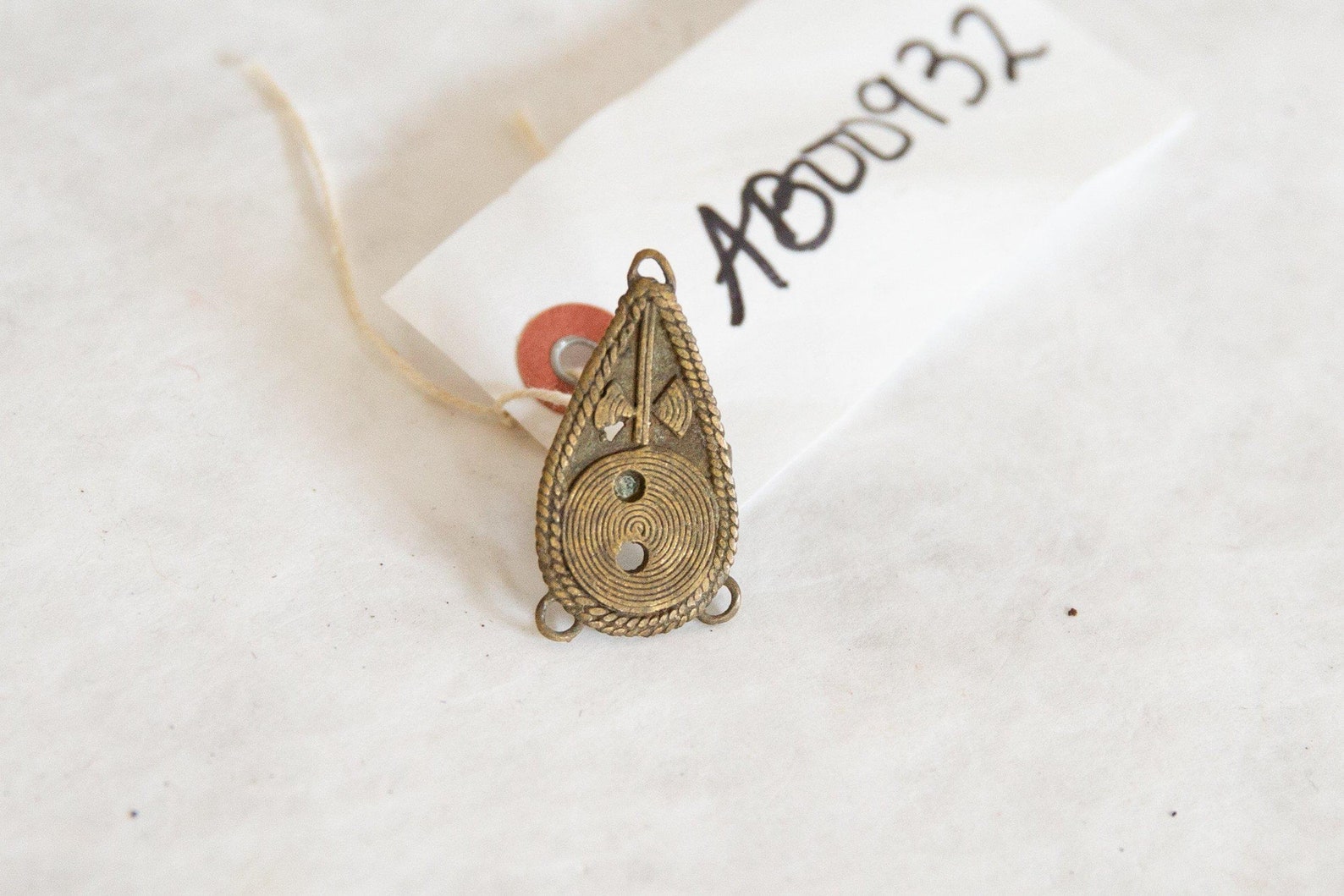 Vintage African Bronze Adjustable Tear Shaped Shield Ring | Etsy