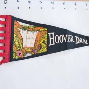 Vintage Hoover Dam Felt Flag - Etsy