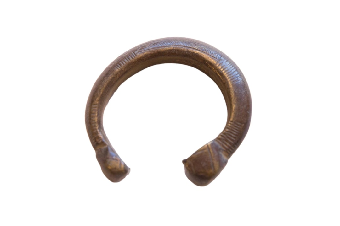 Antique African Bronze Snake Cuff Bracelet - Etsy