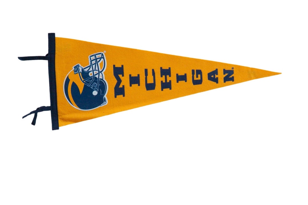 Michigan Felt Flag Pennant - Etsy