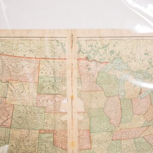 Cram's 1907 Map of United States of America - Etsy