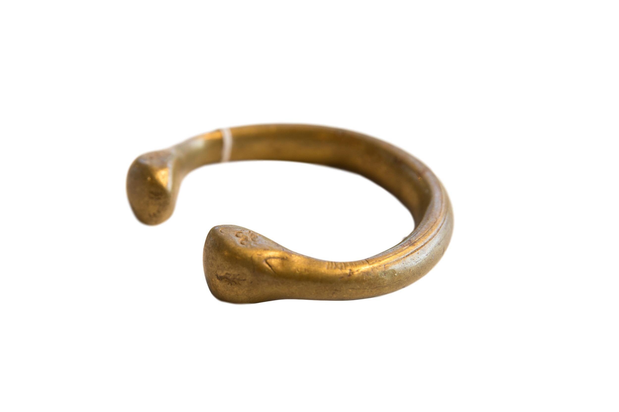 Antique African Bronze Snake Cuff Bracelet - Etsy