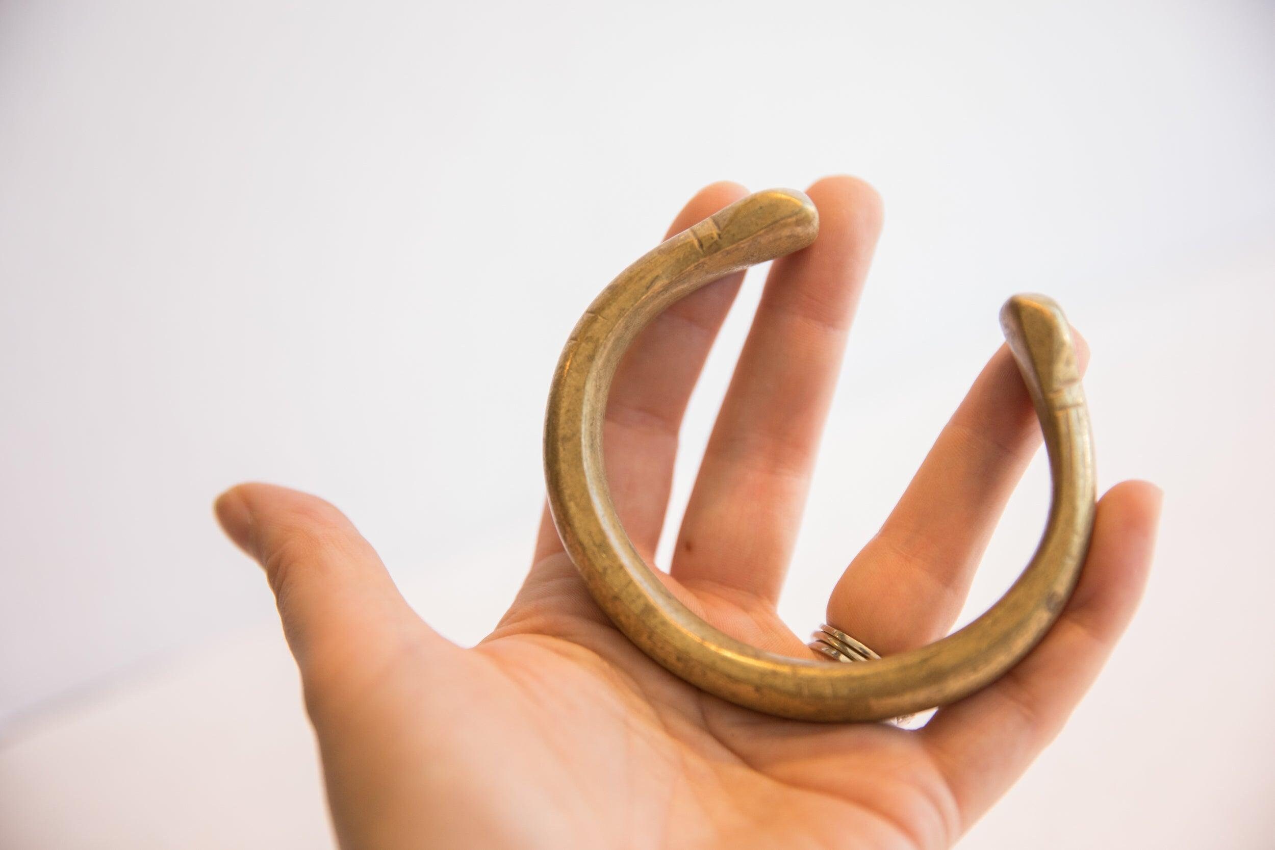 Antique African Bronze Snake Cuff Bracelet - Etsy