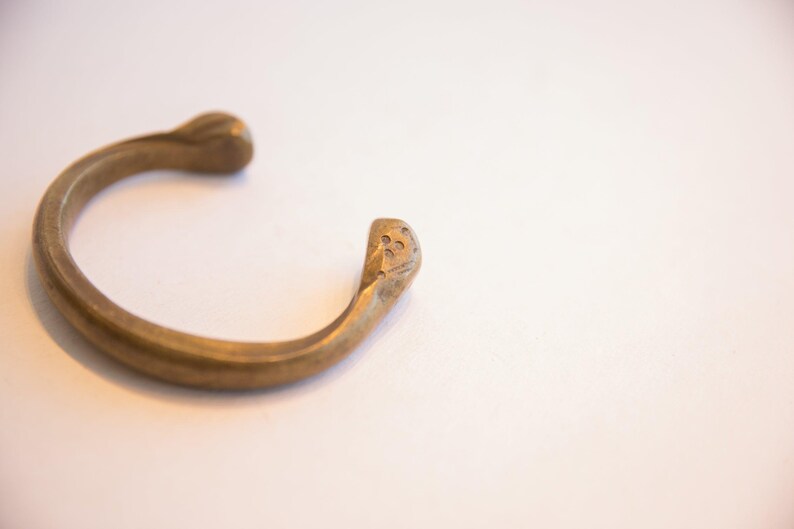 Antique African Bronze Snake Cuff Bracelet - Etsy