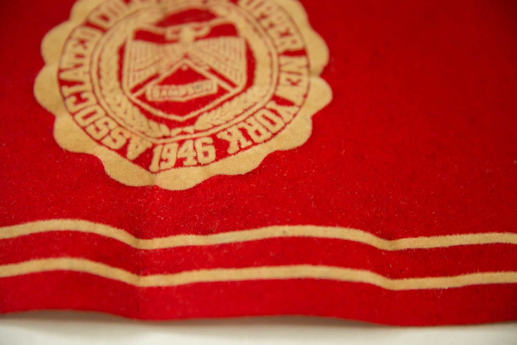 Vintage Mohawk College Felt Banner - Etsy