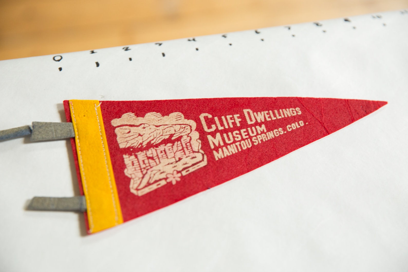 Vintage Cliff Dwellings Museum Felt Flag Pennant - Etsy