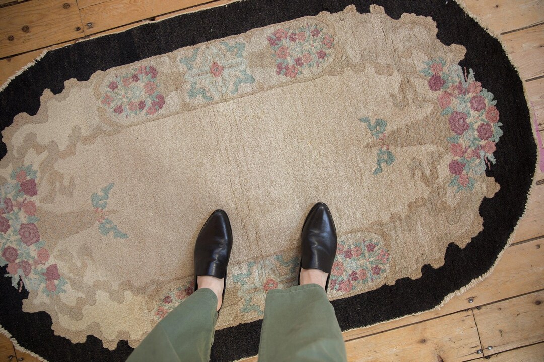 3x5.5 Vintage Fette-li Rug - Etsy