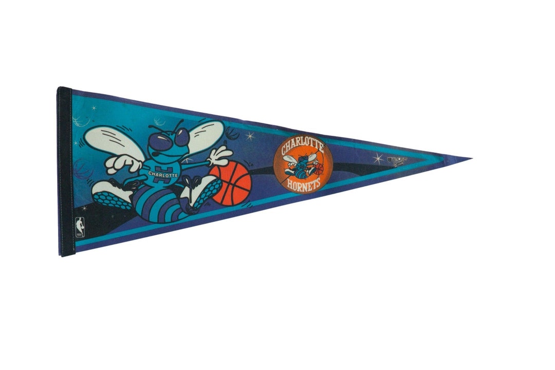 Charlotte Hornets Felt Flag Pennant - Etsy