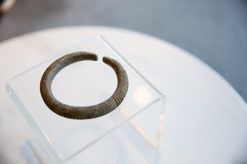 Antique African Bronze Snake Bracelet With Geometric Detailing - Etsy