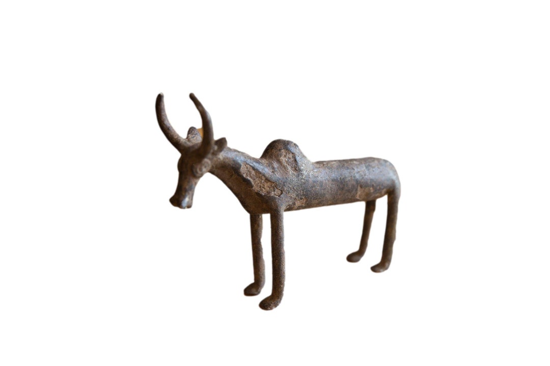 Vintage African Bronze Zebu - Etsy