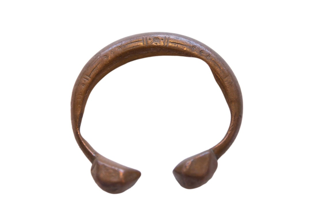 Antique African Bronze Snake Cuff Bracelet - Etsy