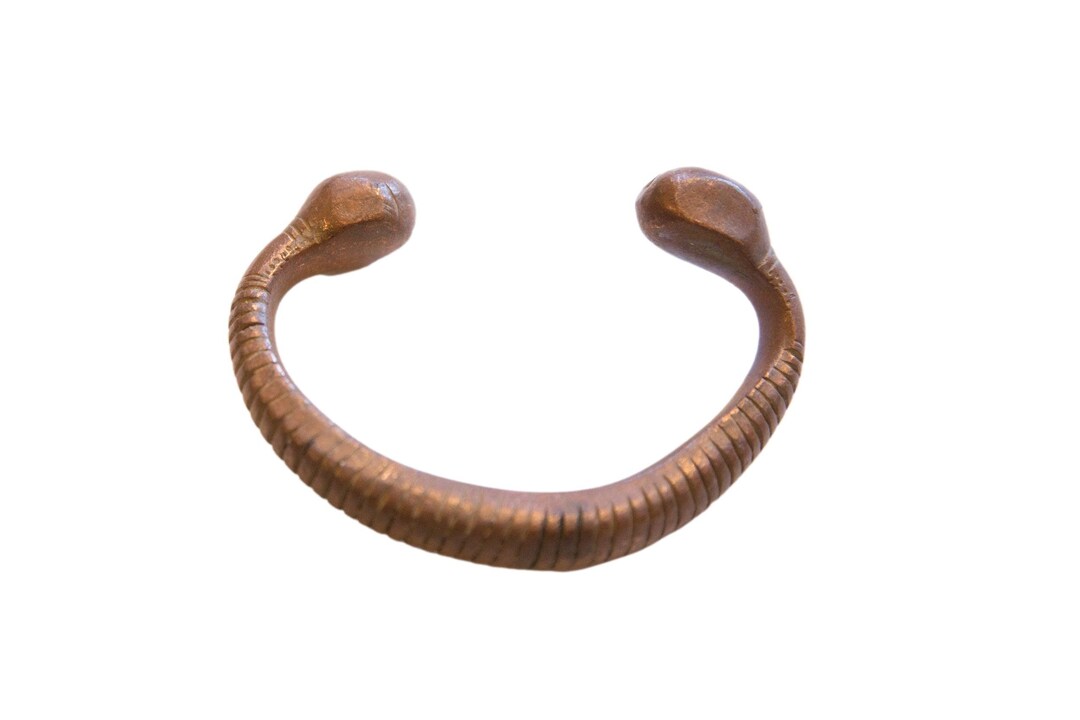 Antique African Bronze Snake Cuff Bracelet - Etsy
