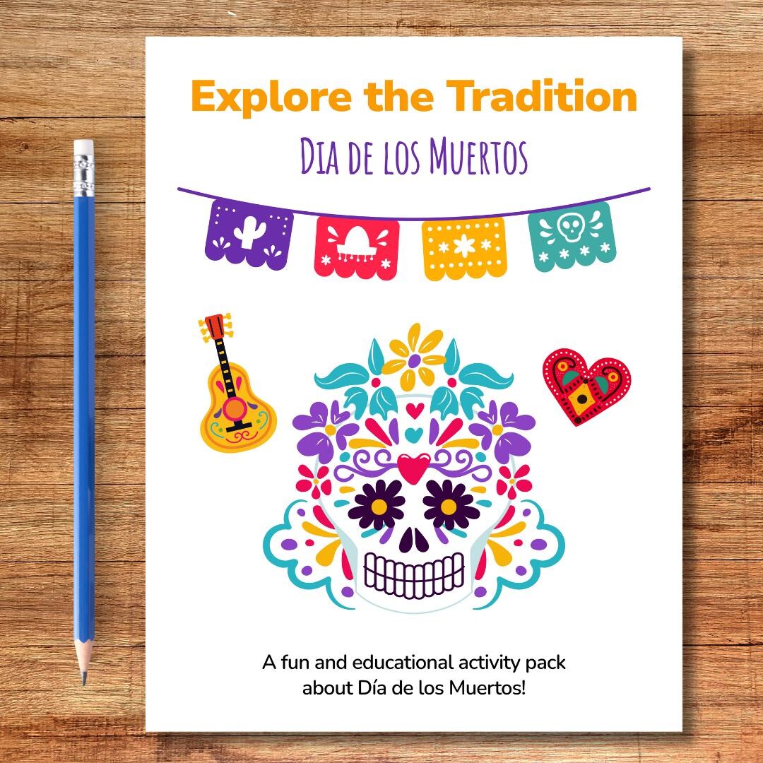 Day of the Dead Activity Pack for Kids – Crafts, Coloring Pages, Word ...