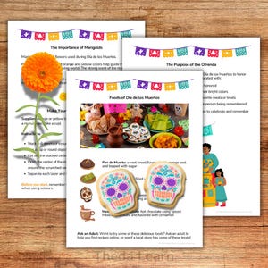 Day of the Dead Activity Pack for Kids – Cultural Learning, Crafts ...