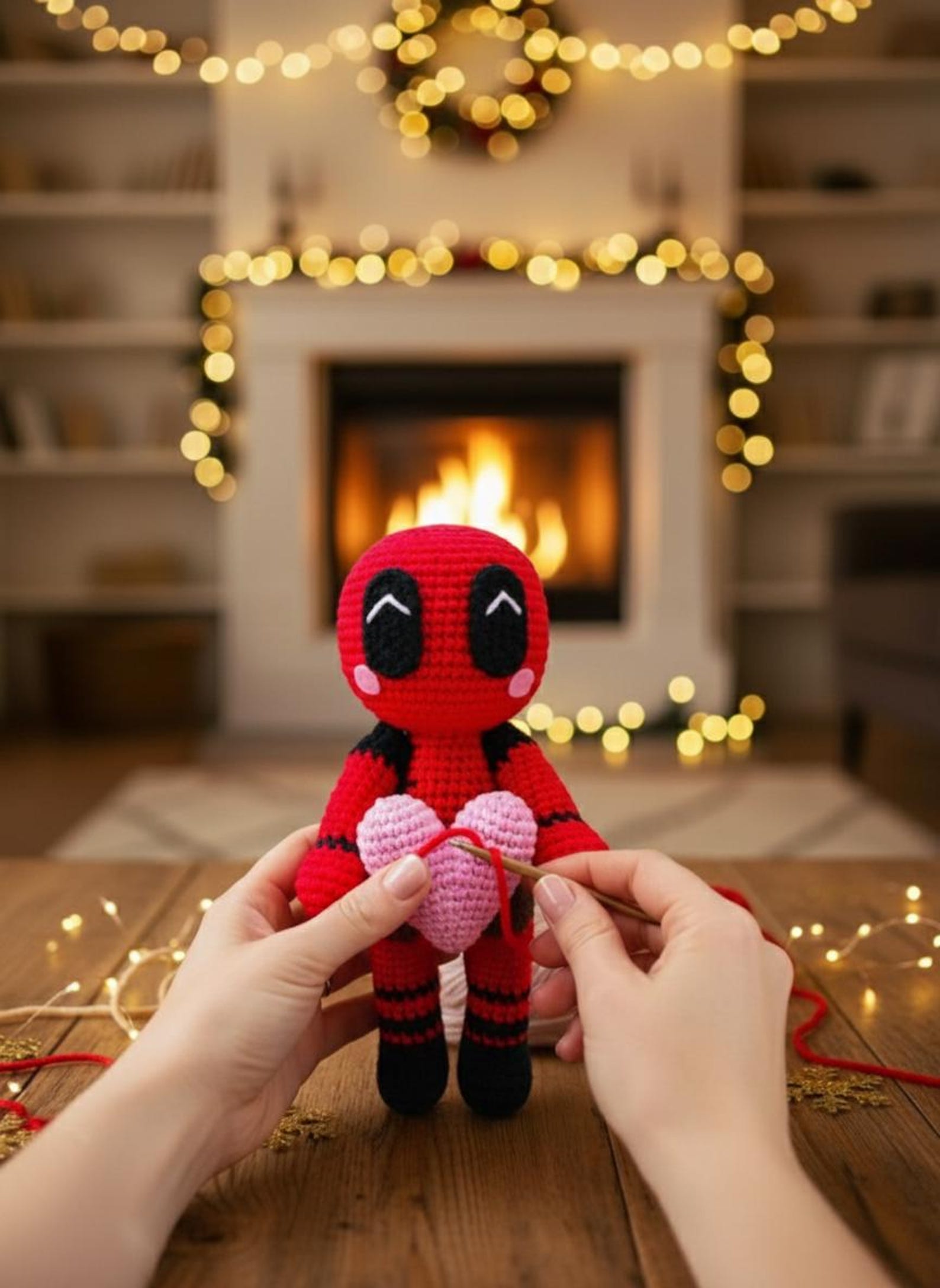 Deadpool Amigurumi Crochet Pattern | Superhero Doll (PDF Pattern) - Etsy