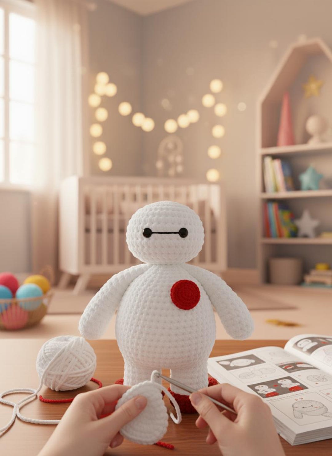 Baymax Crochet Pattern: Big Hero 6 Inspired Amigurumi (PDF Tutorial) - Etsy