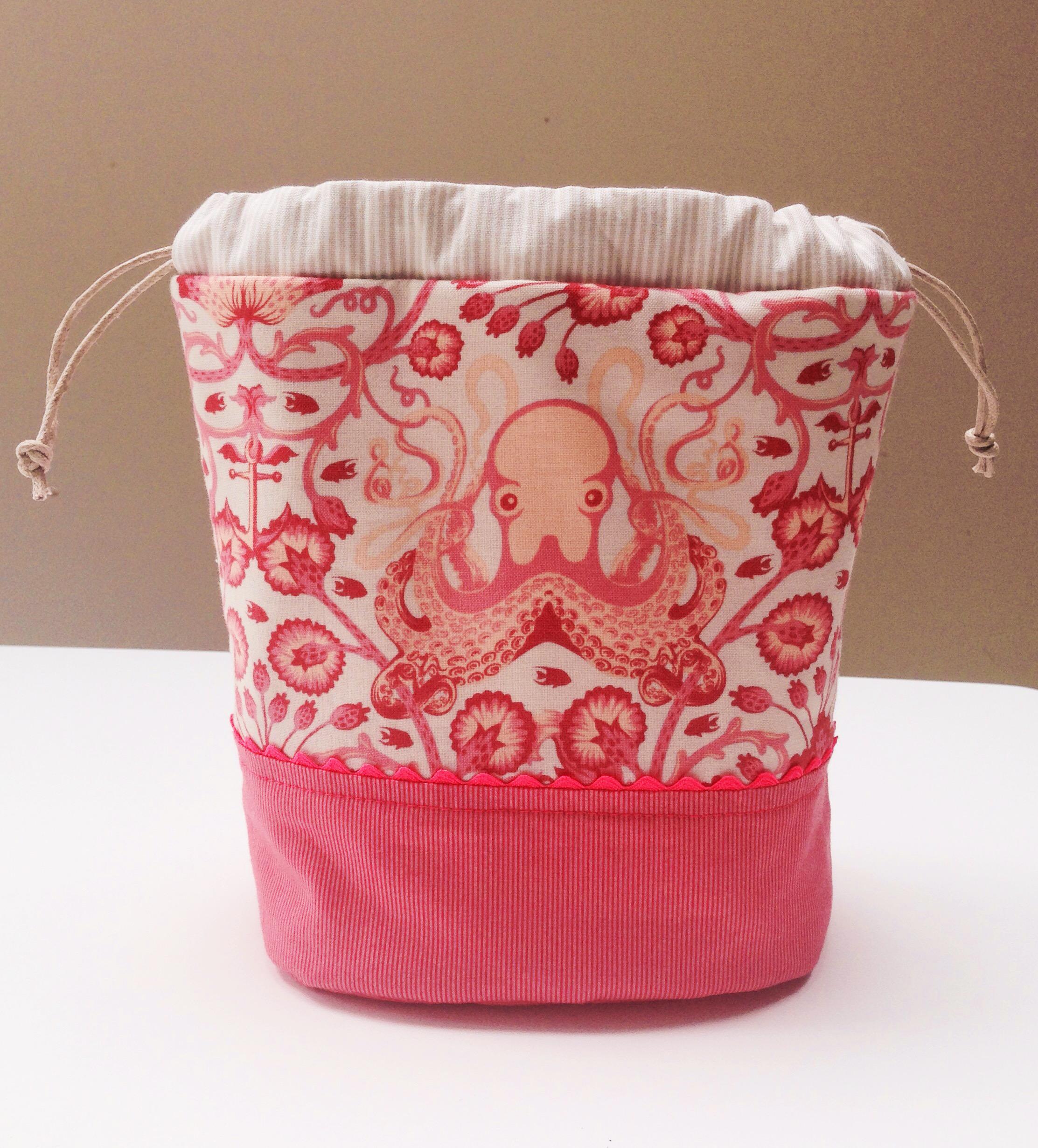 Drawstring Bag Sewing Pattern: Kinchaku Style Cinch Pouch (PDF Tutorial ...