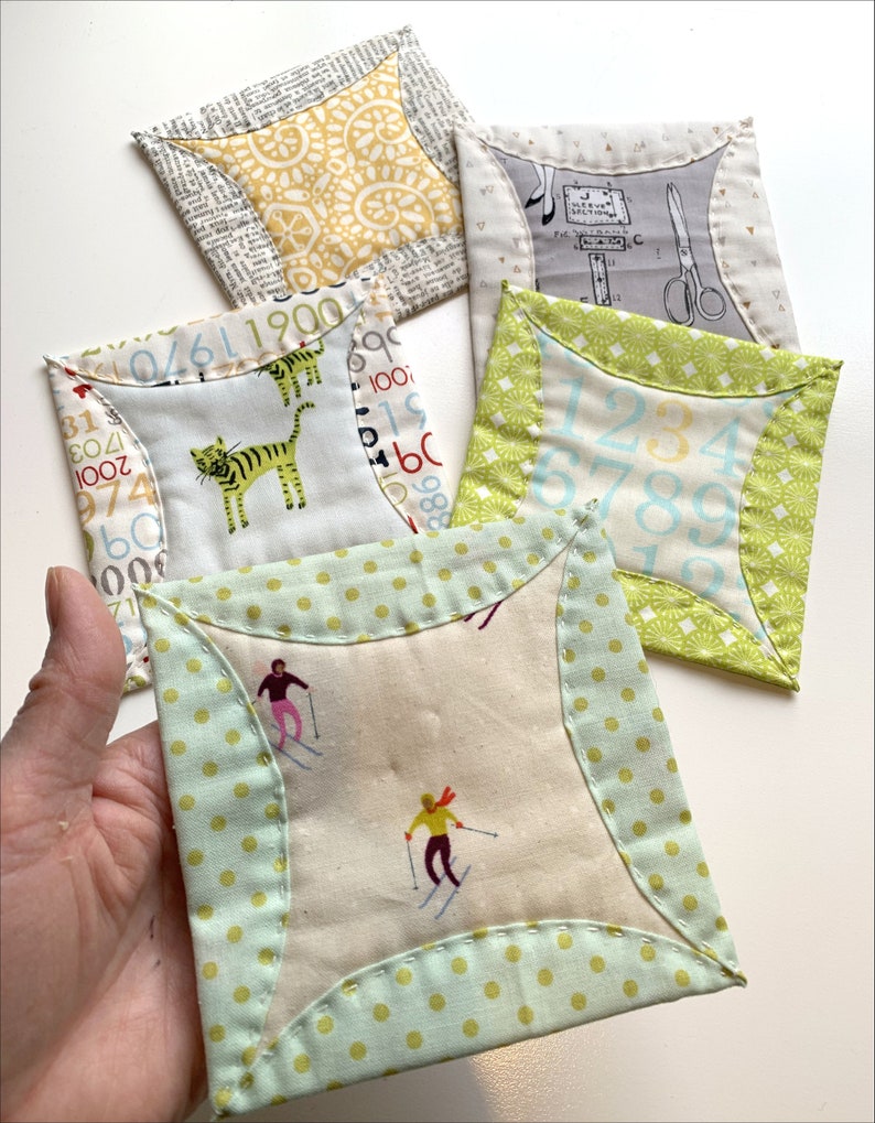 Origami Quilt Blocks Sewing Pattern: Japanese Fabric Folding Patchwork ...