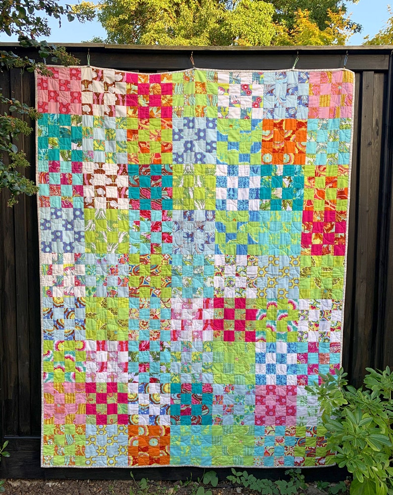 St Louis 16-patch Quilt PDF Sewing Pattern: Beginner-friendly Jelly ...