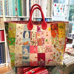 Shopper Bag Sewing Pattern, Make Your Own Shopping Tote Bag PDF Sewing ...