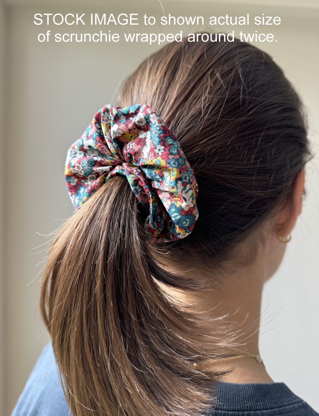 Hair Scrunchie PDF Sewing Pattern for Easy Elastic DIY Hair Accessory ...