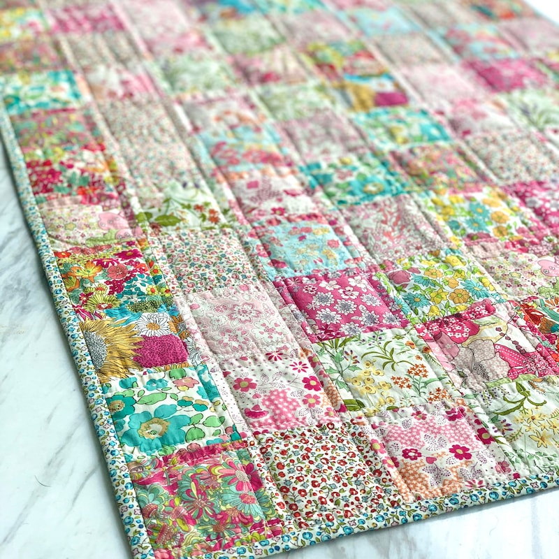 Girl Patchwork Quilt - Etsy UK