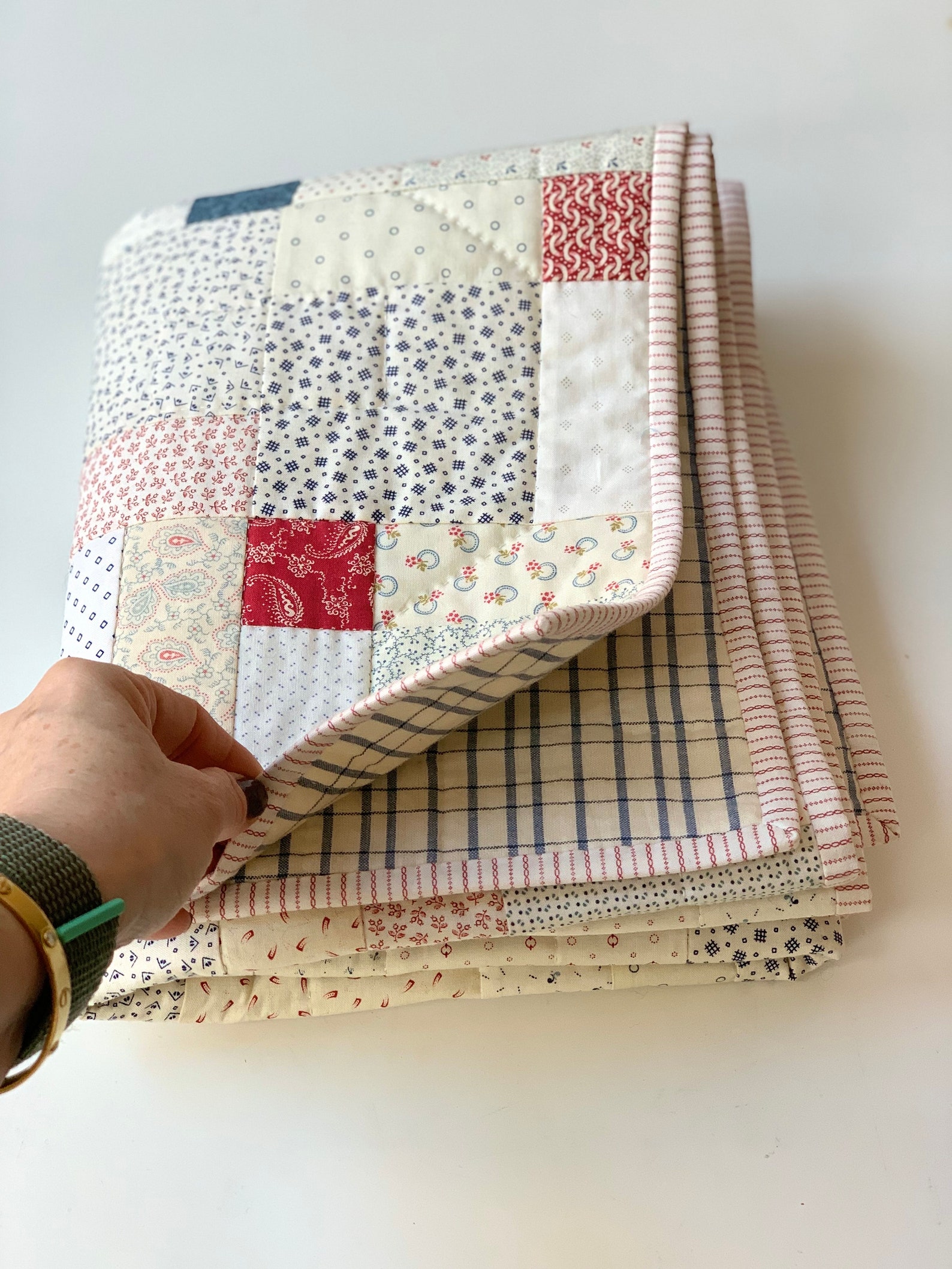 Easy Baby Quilt Pattern Cot & Single Bed Sizes, Beginner Friendly ...