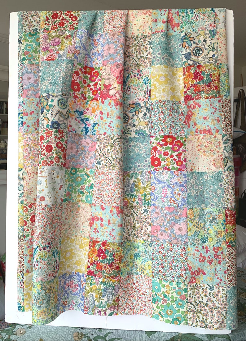 Baby Cot Quilt Sewing Pattern: Easy Patchwork Project PDF - Etsy